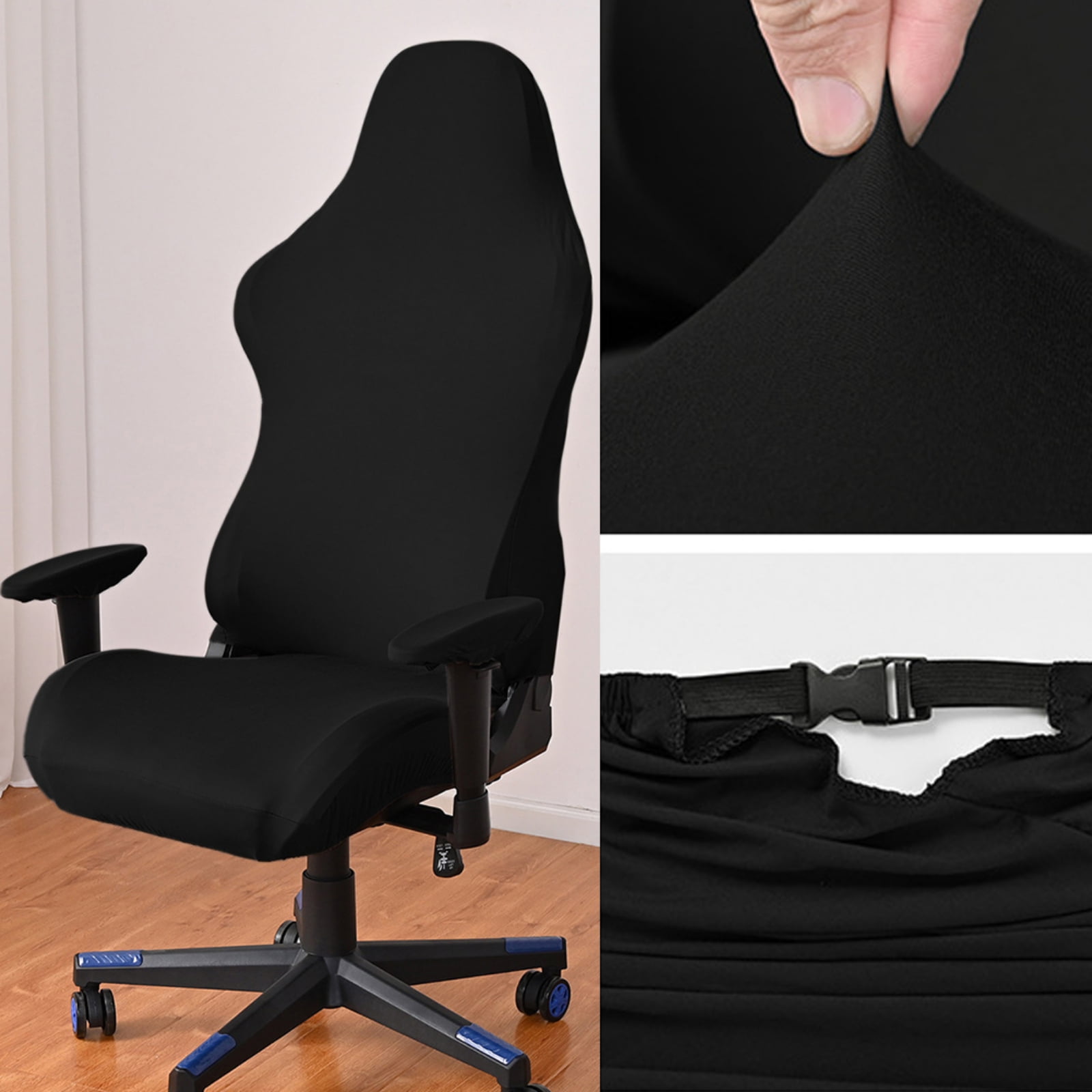 Crowdstage Water Resistant Gaming Office Chair Slipcover Stretch Seat ...