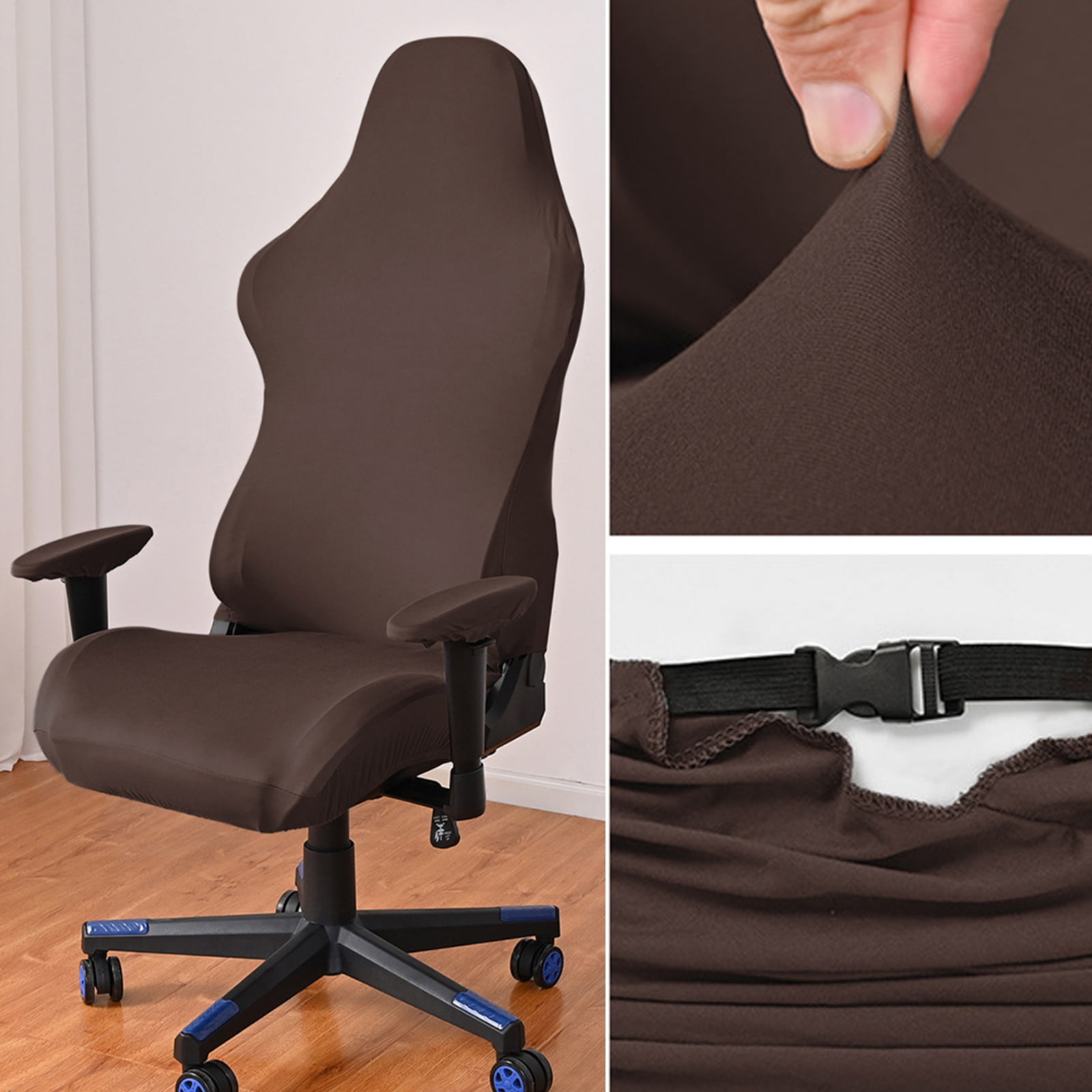 Crowdstage Water Resistant Gaming Office Chair Slipcover Stretch Seat ...