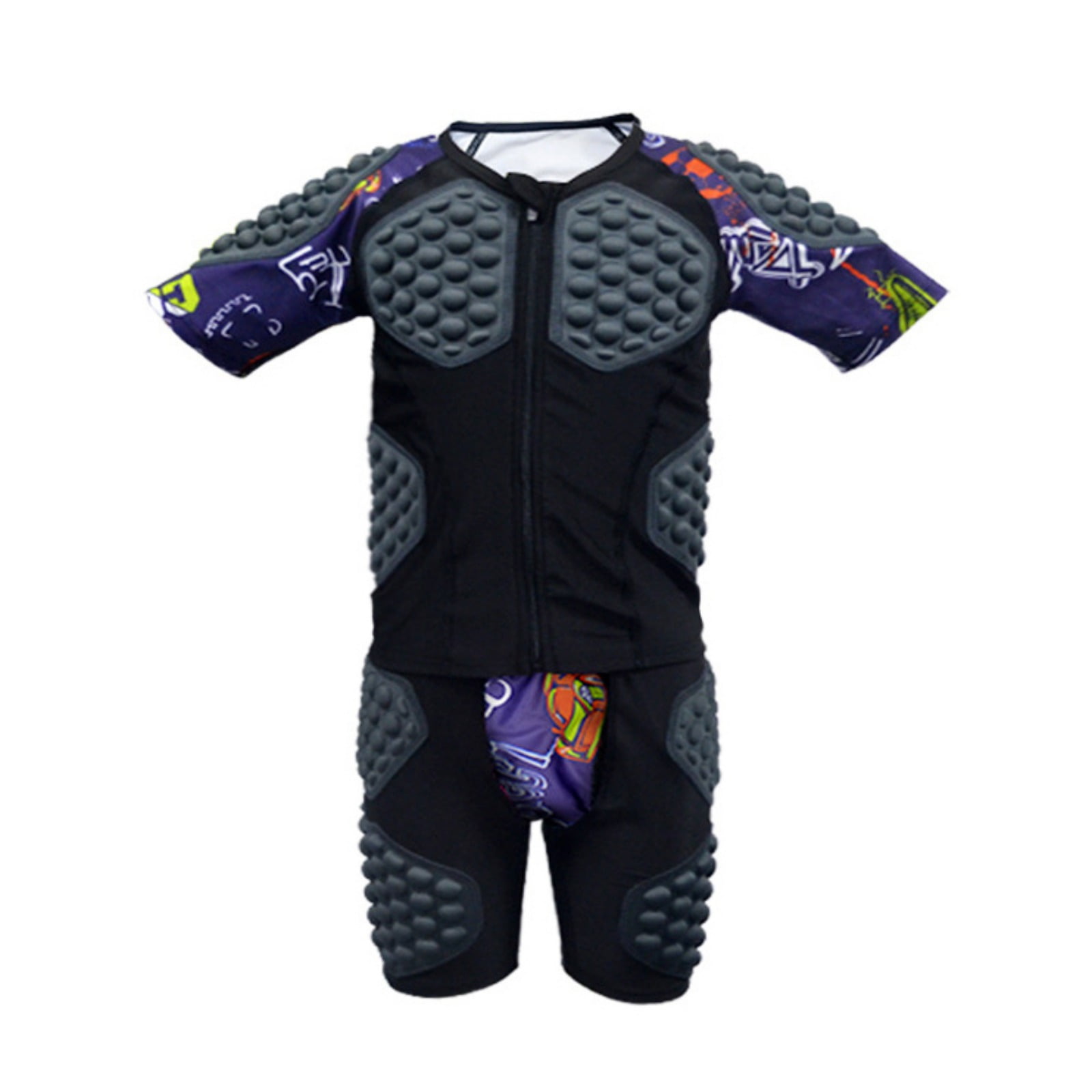 Crowdstage Youth Baseball Chest+Shorts Protector Padded Compression ...