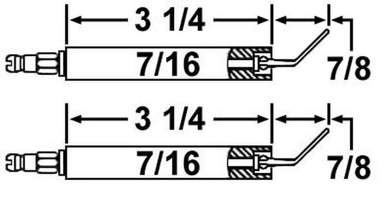 Crown 20770-02 Set Of Replacement Electrodes For Carlin 98-301 CRD With ...