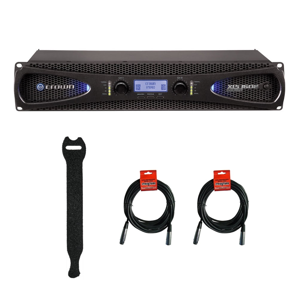 Crown Audio XLS 1502 Stereo Power Amplifier 525W at 4 Ohm (XLS1502 ...