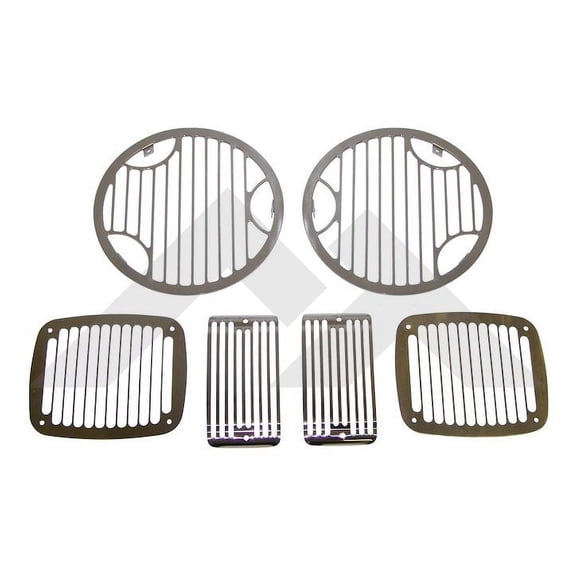 Crown Automotive RT34063 CASRT34063 97-06 TJ WRANGLER STONE GUARD SET ...