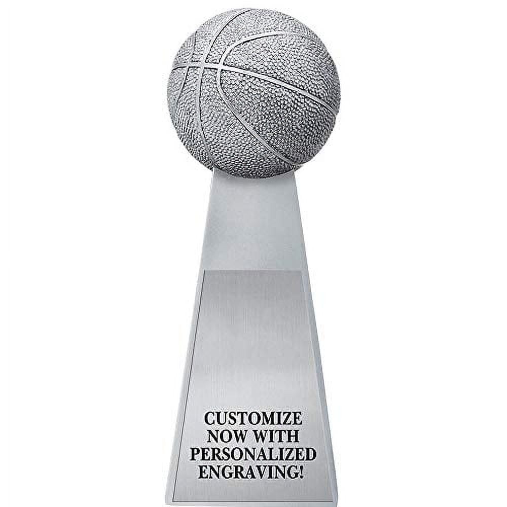Crown Awards 10" Basketball Gridiron Trophy, Metallic Fantasy ...