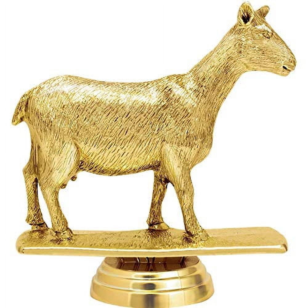 Crown Awards Goat Trophies with Custom Engraving, 6" Personalized Dairy ...