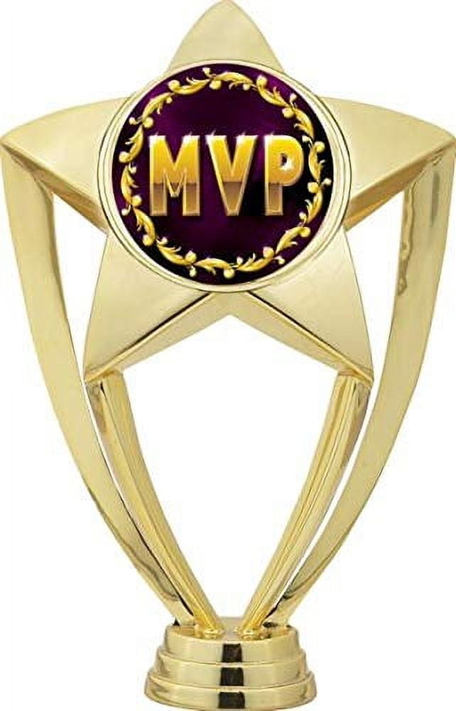 Crown Awards MVP Trophies, 11" Gold Star MVP Trophy with Engraving ...