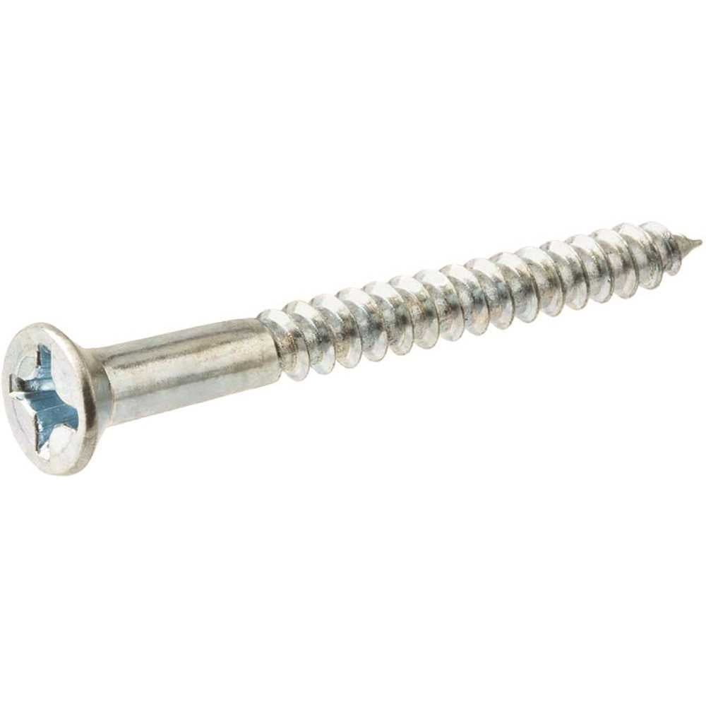 Crown Bolt 801802 Everbilt #8 x 1/2 in. Zinc Phillips Flat Head Wood ...