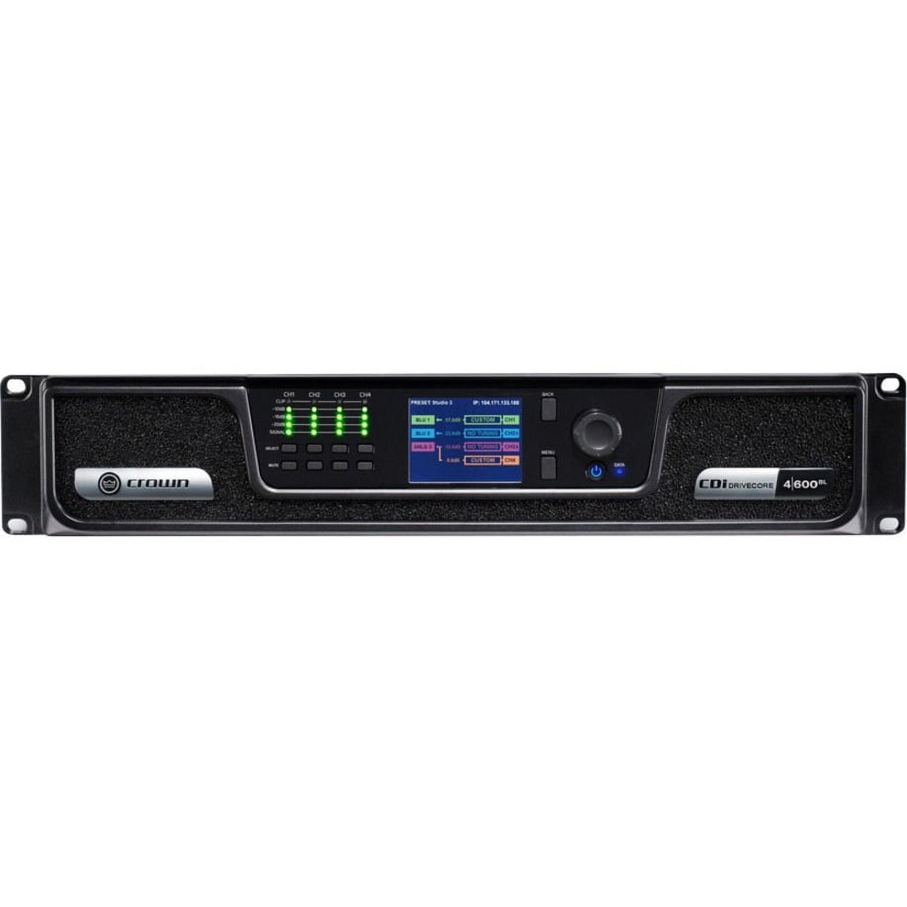 Crown CDi DriveCore 4|600BL Amplifier - 2400 W RMS - 4 Channel ...