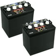 Crown CR-165 8V Deep-Cycle Flooded Battery replaces Trojan T-875 X2 ...