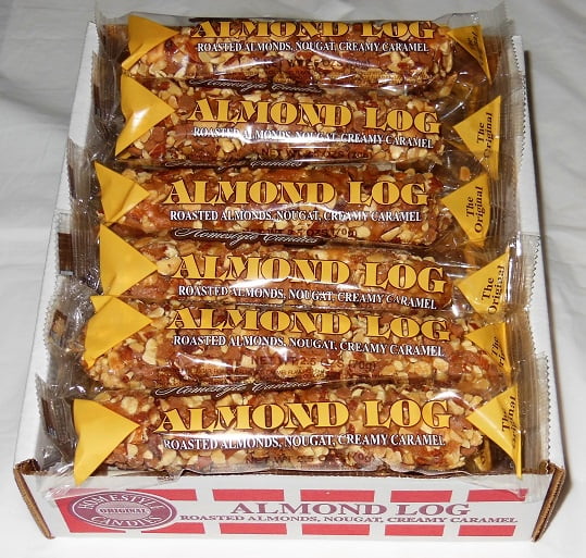 Crown Candy Almond Logs 2.5 oz - Walmart.com