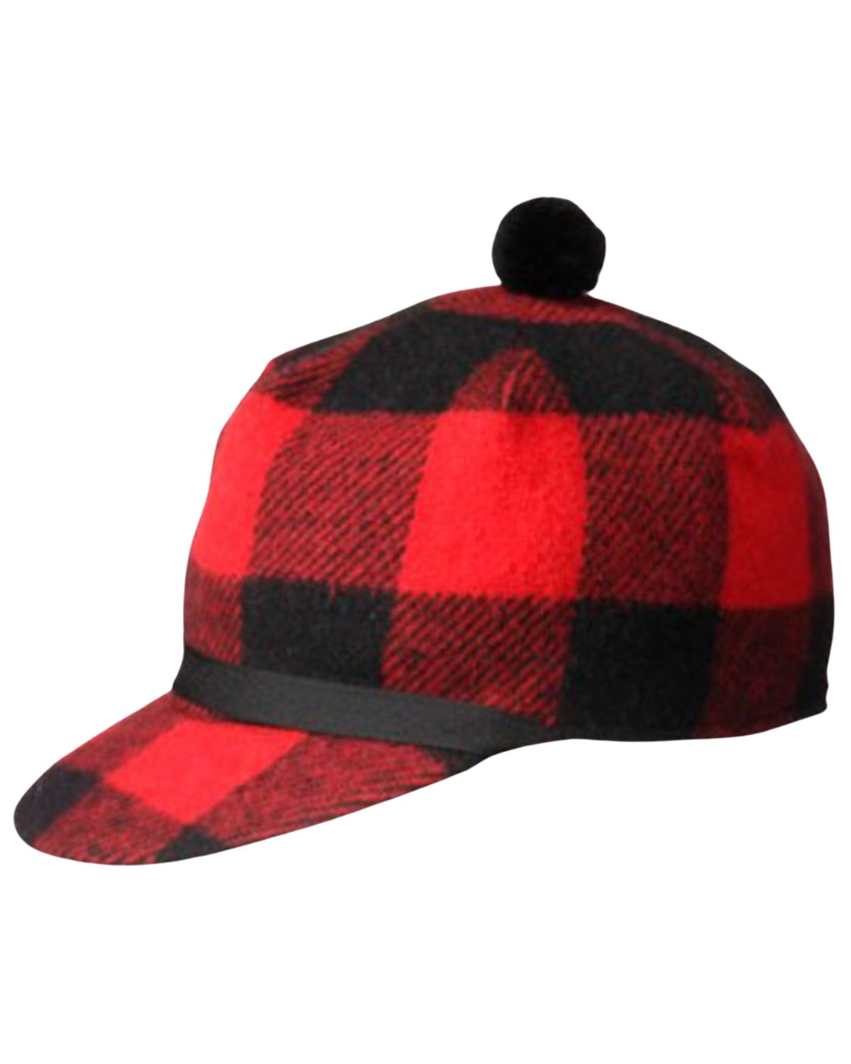 Crown Cap Men's Buffalo Check Stockman Work Black/Red 7 1/4 - Walmart.com