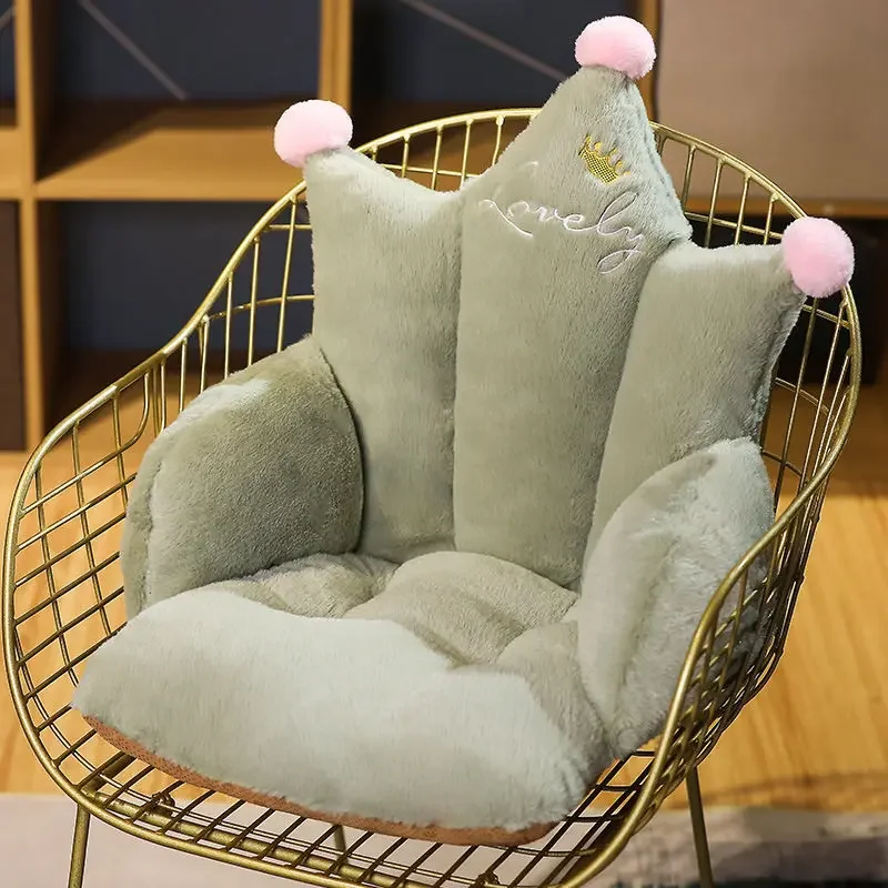 Crown Chair Cushion Plush Home One Pieces Office Cushions Crowns Cute ...