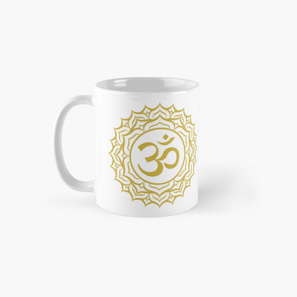 Crown Chakra+Sanskrit Gold Classic Mug - Walmart.com