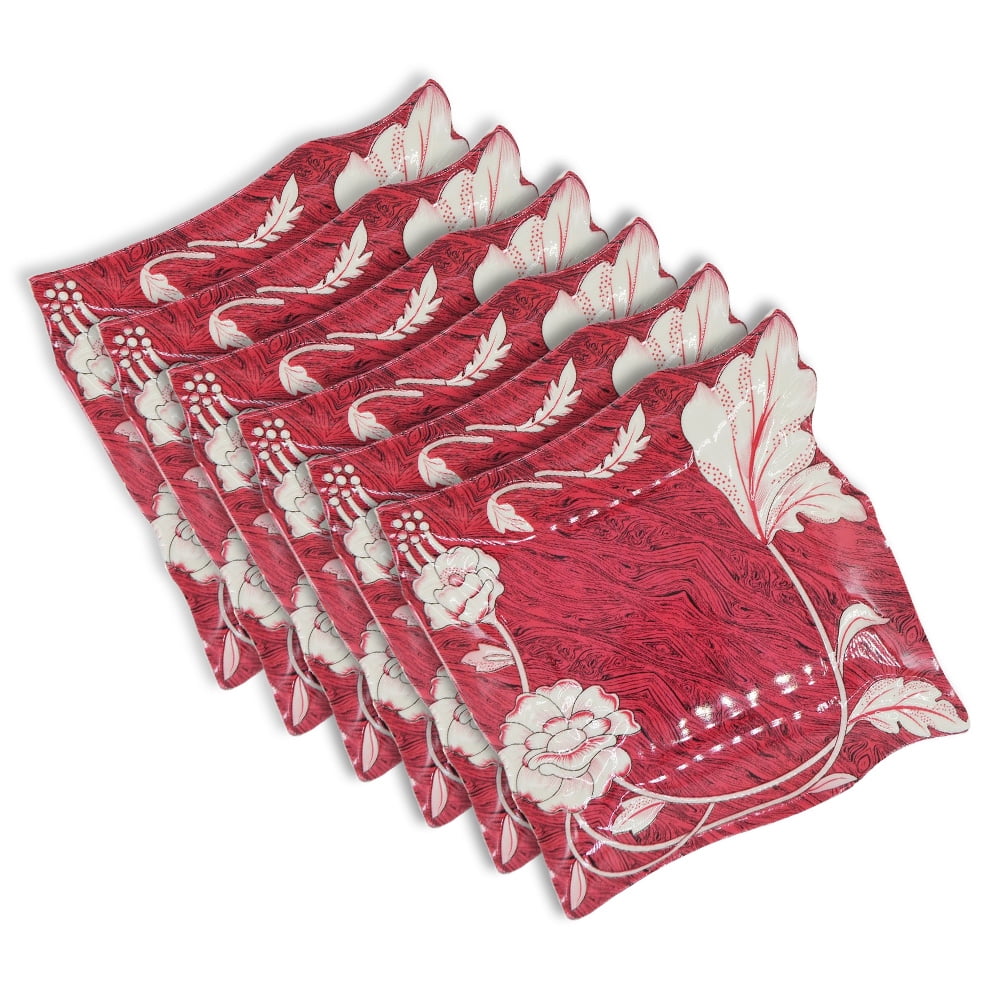 Crown Collections CC605-106 10 Inch Dinnerware Square Shaped Elegant ...