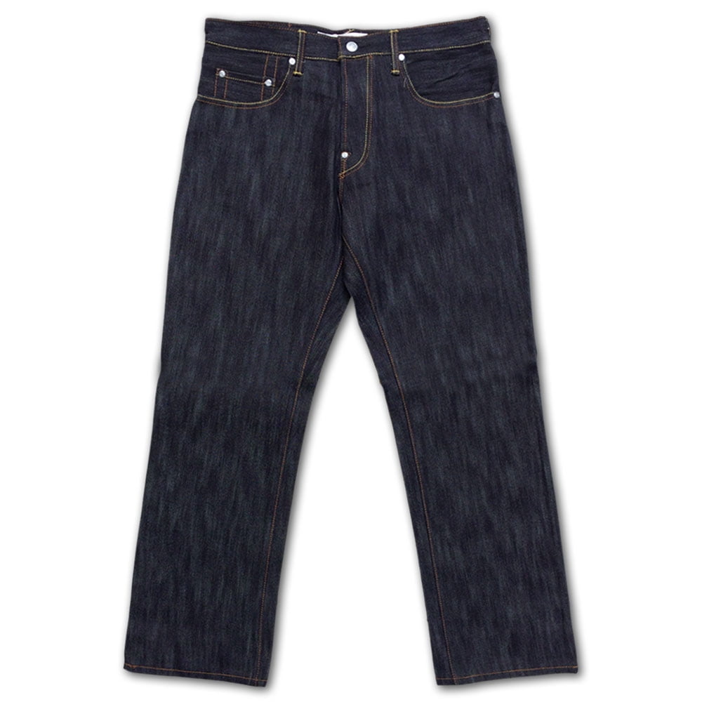 Crown Collective Heavy Duty Straight Fit Jeans Raw Indigo - Walmart.com
