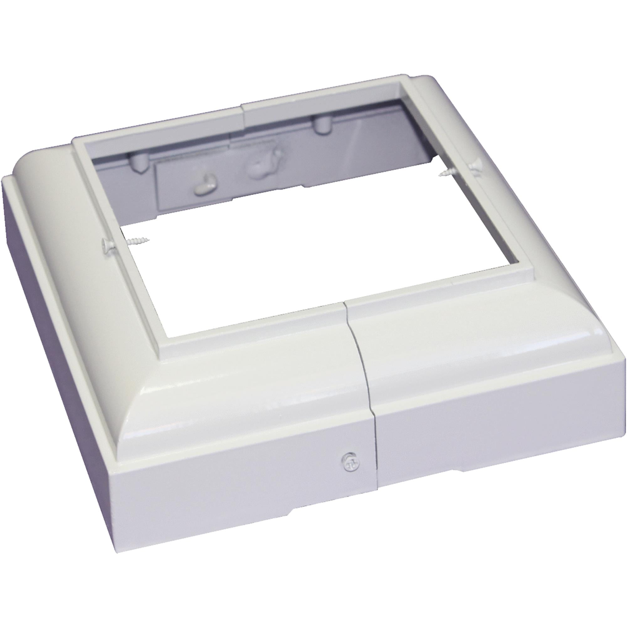 Crown Column 6 In. White Aluminum Split Cap/Base - Walmart.com