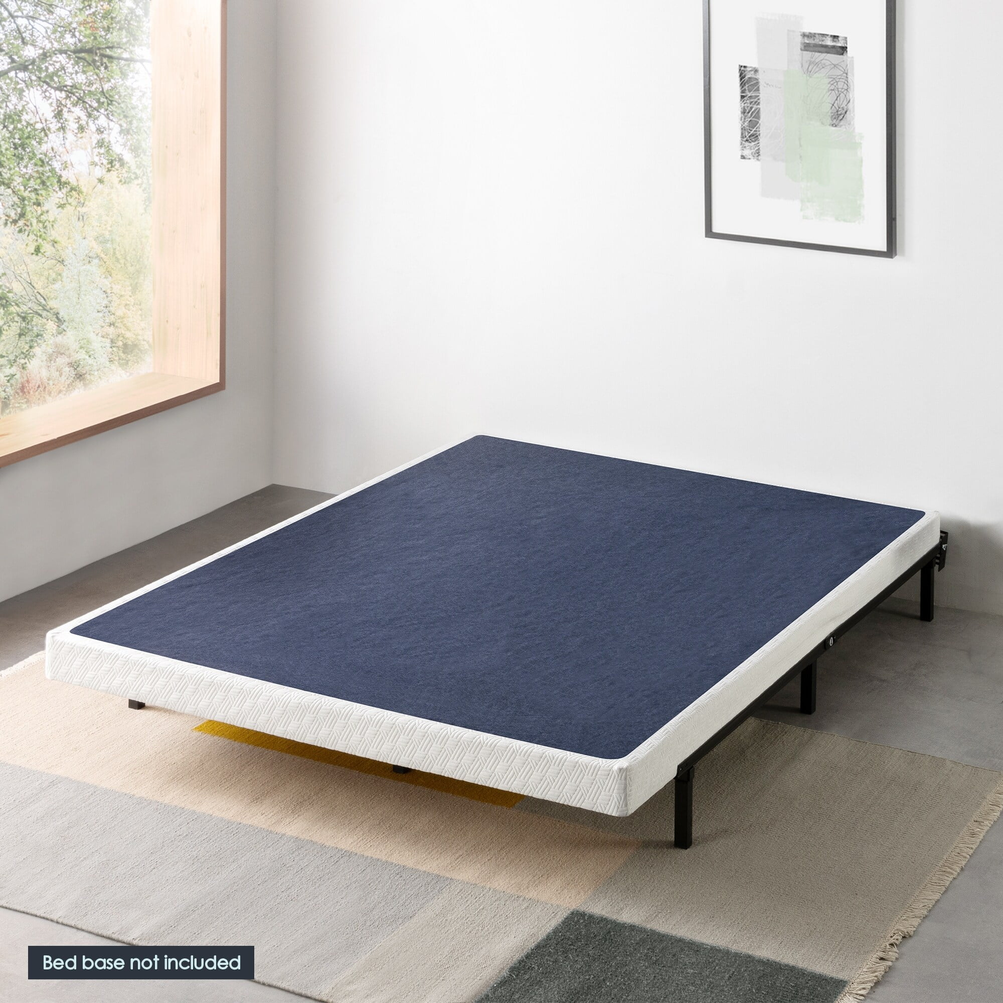 Crown Comfort 4 Inch and 7.5 Inch Metal Box Spring Mattress Support ...