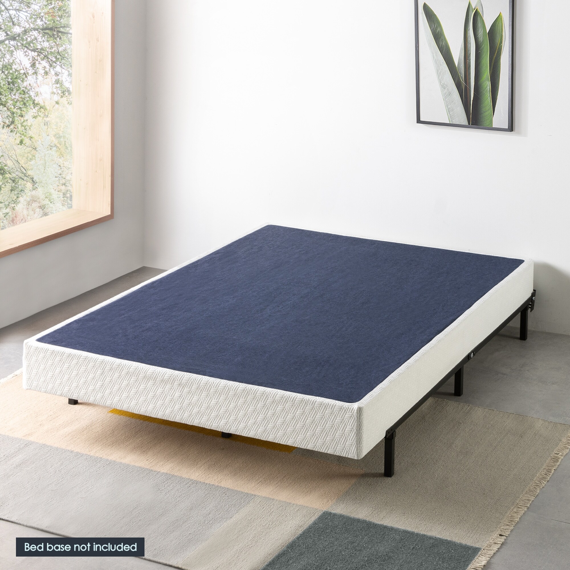 Crown Comfort 4 Inch and 7.5 Inch Metal Box Spring Mattress Support ...