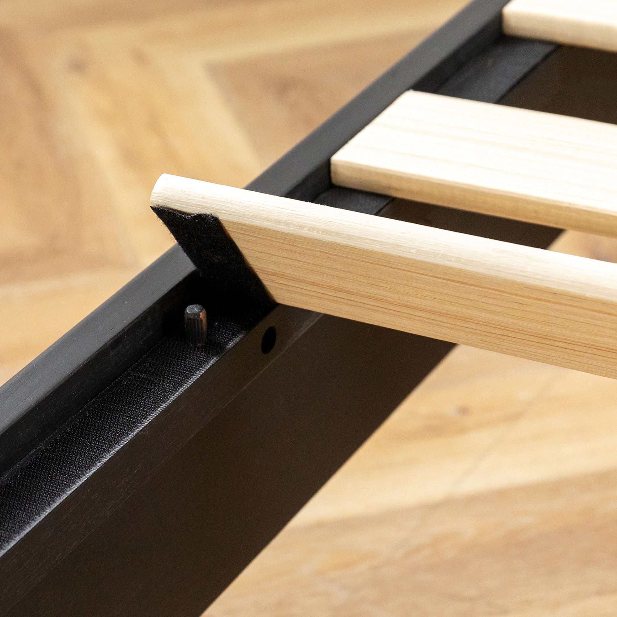 Crown Comfort Grand Solid Wood 12-inch Platform Bed Frame by Black Twin ...