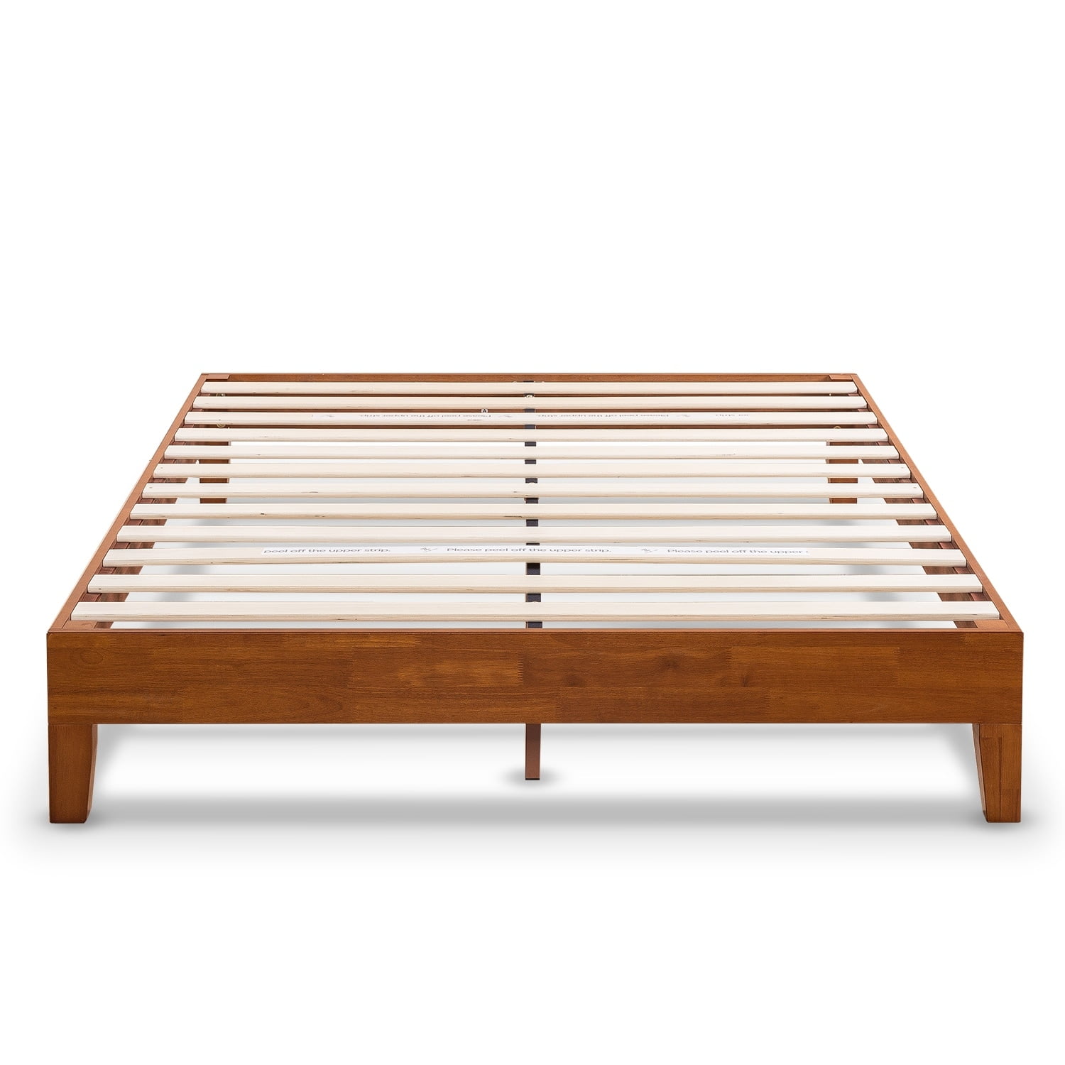 Crown Comfort Grand Solid Wood 12-inch Platform Bed Frame by Cherry ...