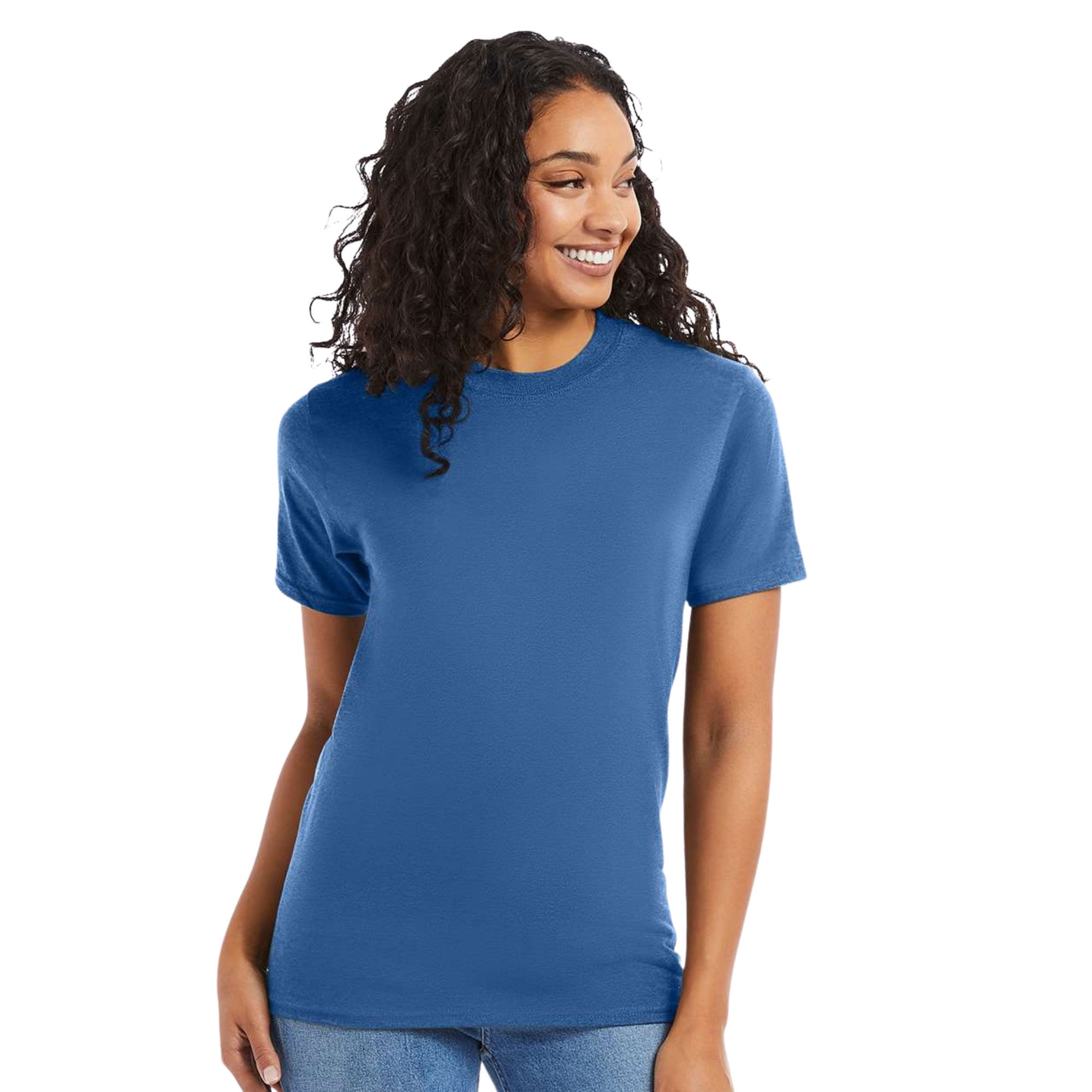 Crown Craze® Women’s Beefy-T Short Sleeve T Shirt, 100% Ring-Spun ...
