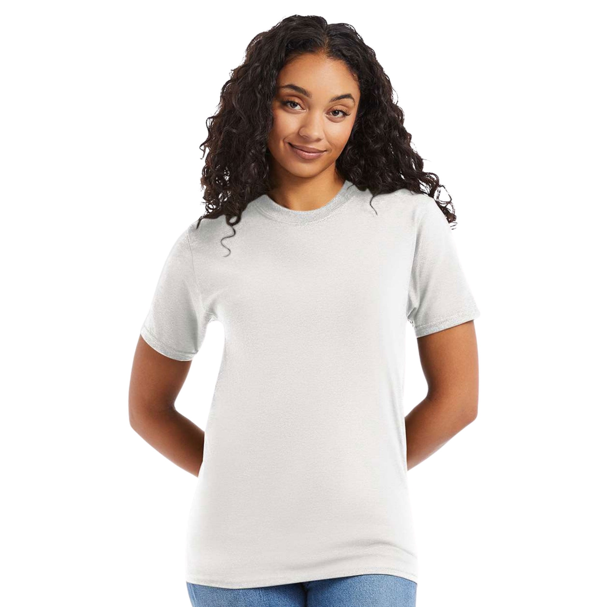 Crown Craze® Women’s Beefy-T Short Sleeve T Shirt, 100% Ring-Spun ...