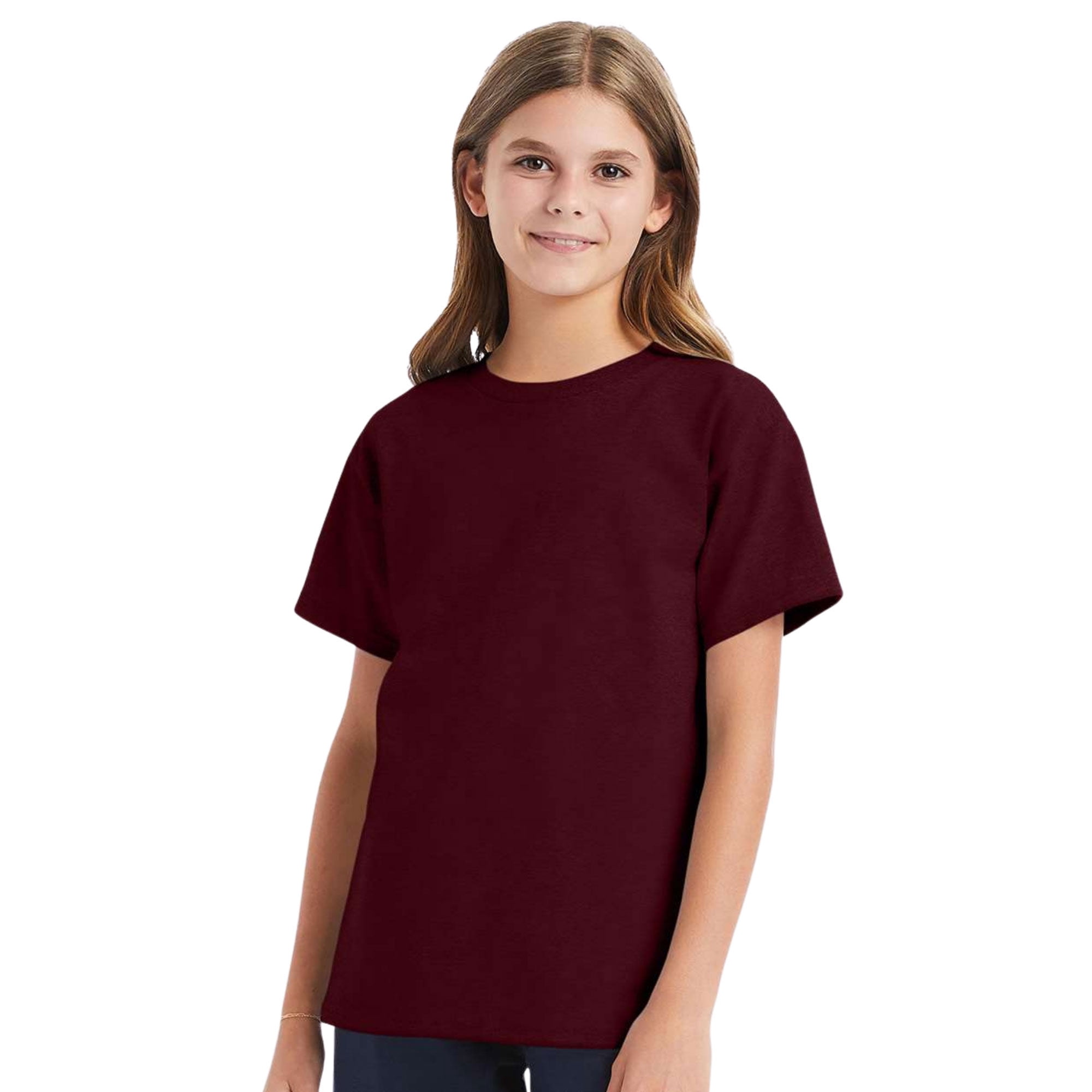Crown Craze® Youth Essential-T Short Sleeve T-Shirt, 100% Cotton ...