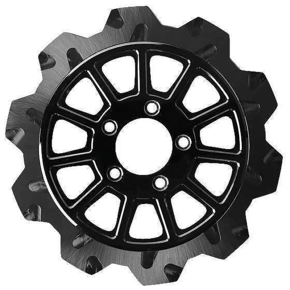 Crown Cut 9-Spike Racing Rotor, 11.5in. - Chrome - Walmart.com