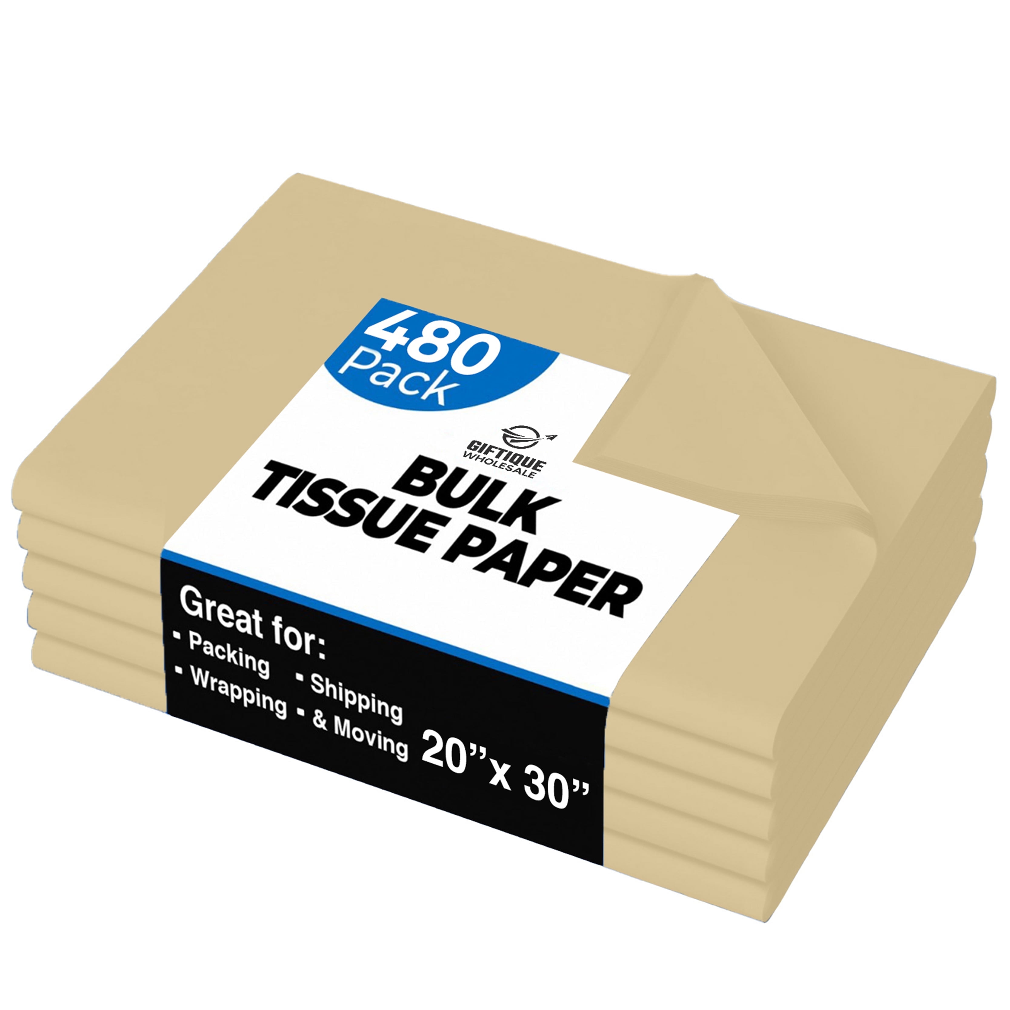 Crown Display - 480 Sheets, 20" x 30" Packing Paper Sheets For Gift ...