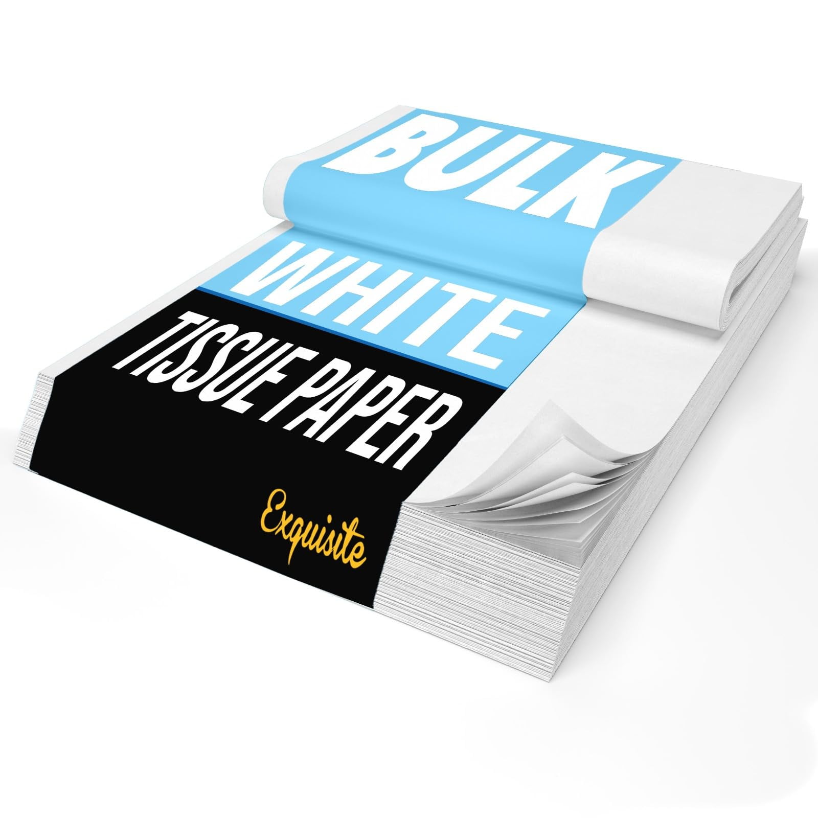Crown Display 960 Sheets White Tissue Paper Bulk - 15" x 20" Packing ...