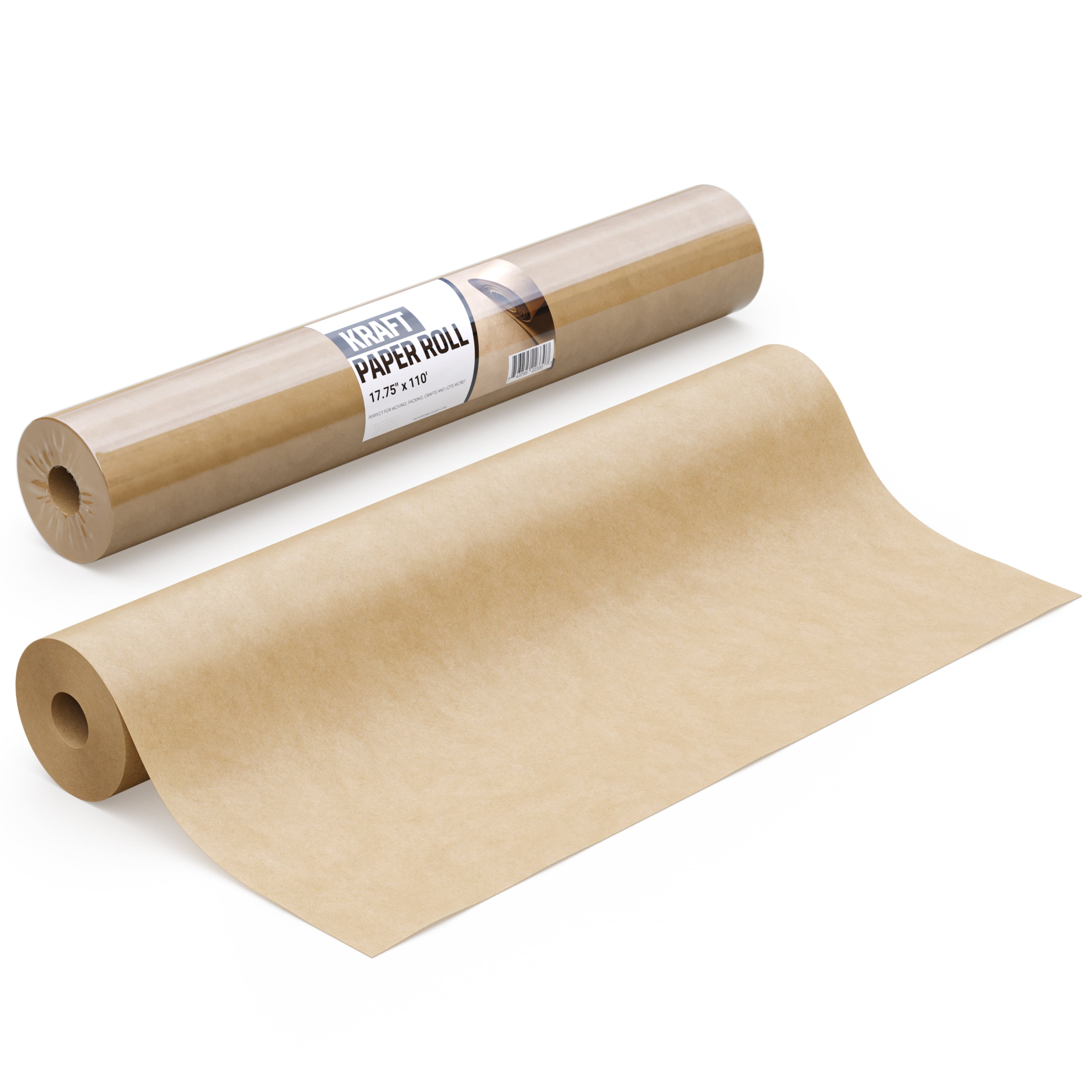 Crown Display Kraft Paper Roll, Natural Brown Kraft Paper Roll (110' Ft ...