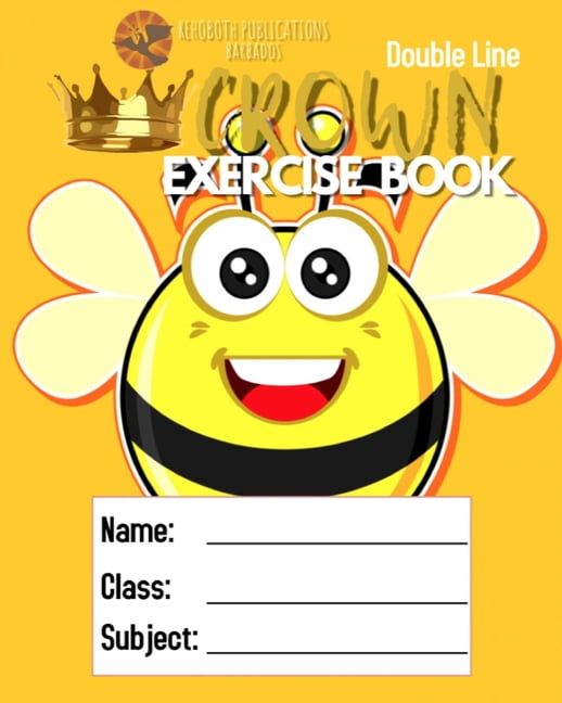 Crown Exercise Book (Double Line) Yellow (Paperback) - Walmart.com