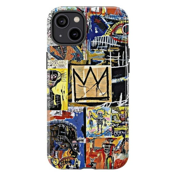 Crown Graffiti Art Phone Case, Neo-Expressionist Street Style iPhone ...