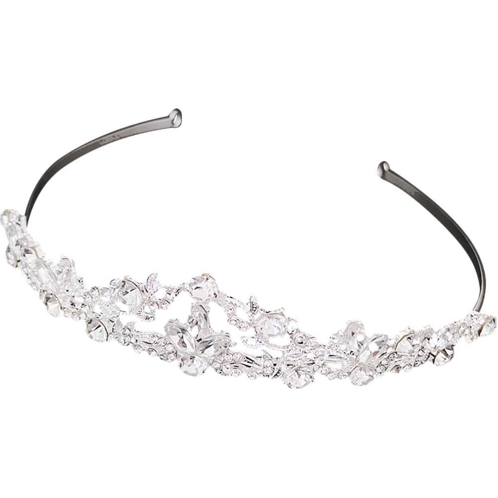 Crown Headband Photo Props for Photoshoot Crystal Crowns Decor Wedding ...
