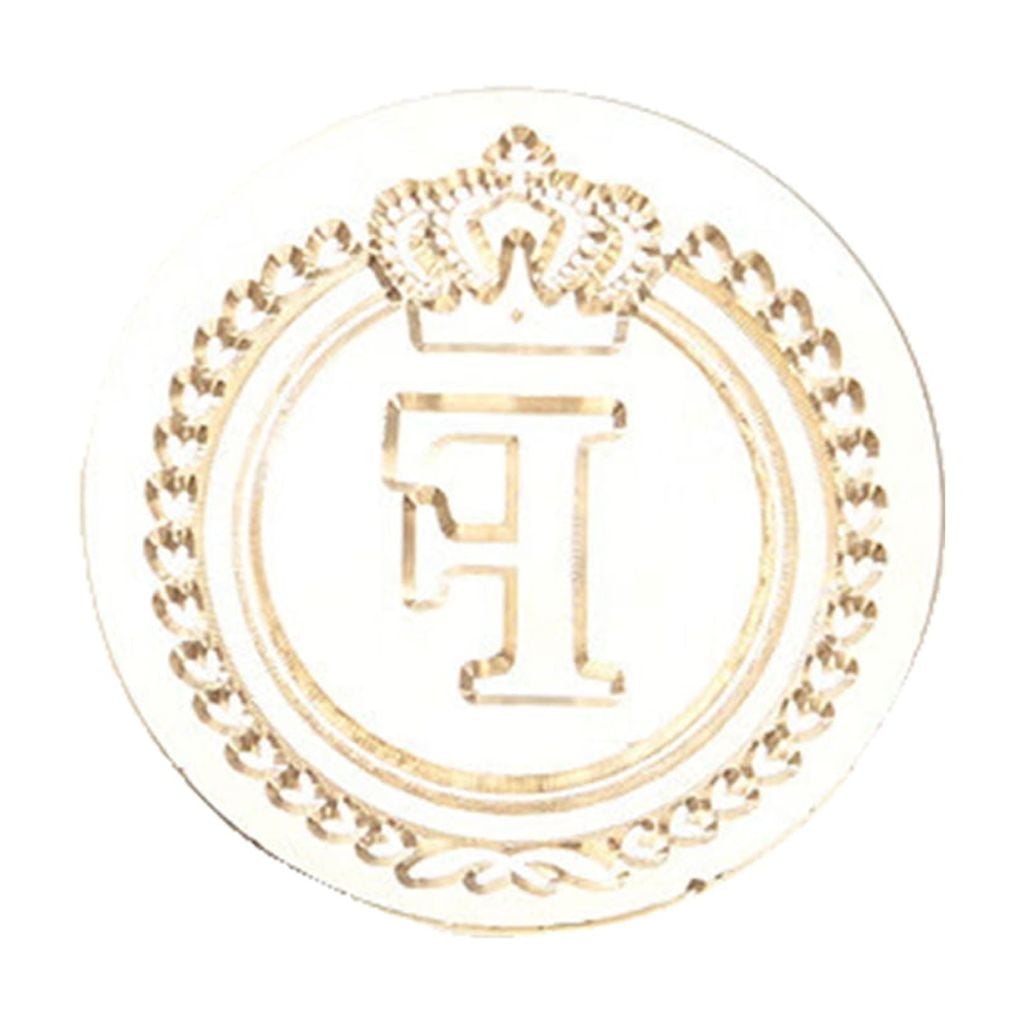 Crown Letters Wax Seal Stamp Brass Head English Letters Sealing Wax ...