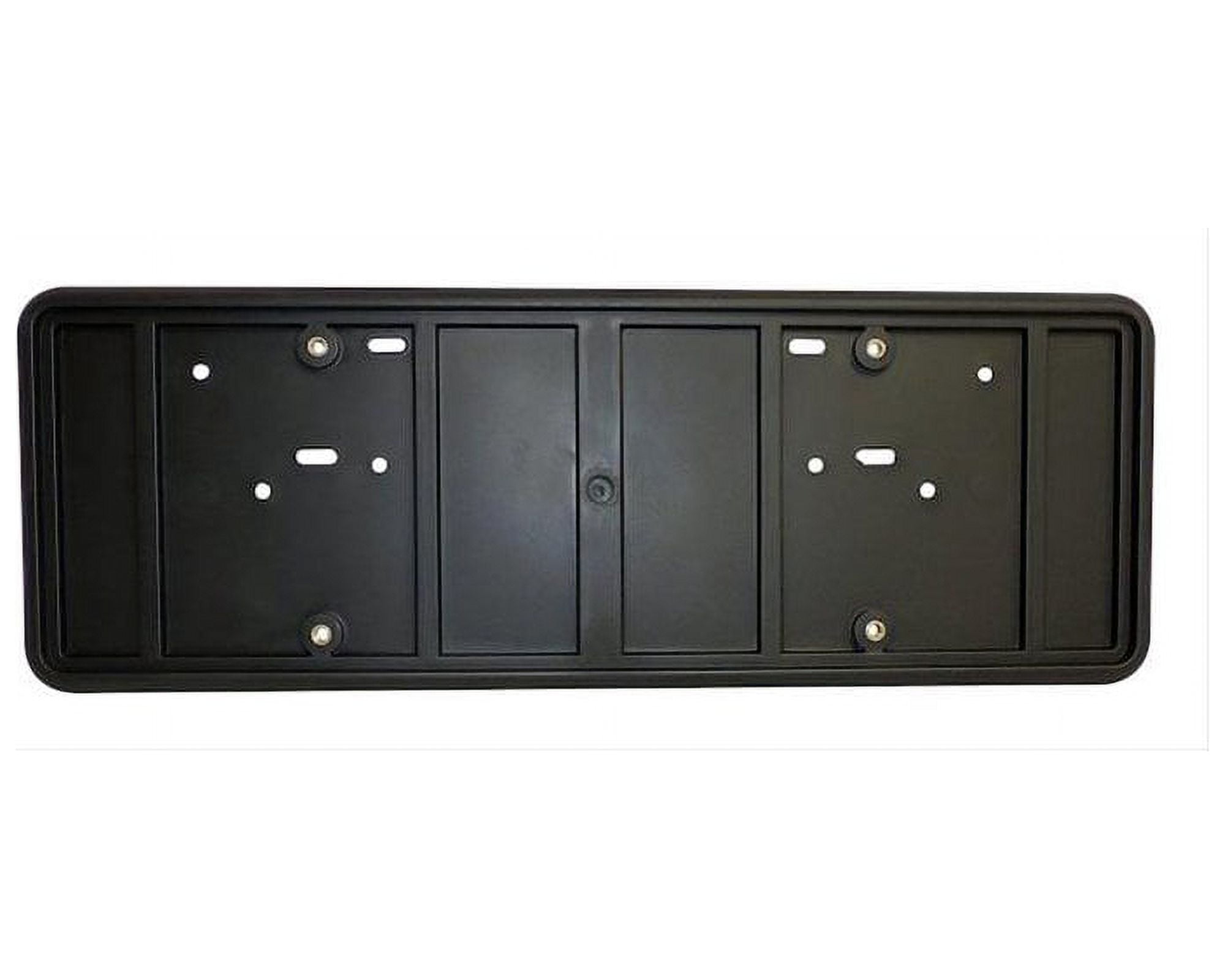 Crown License Plate Bracket - 68213436AC - Black Fits select: 2014-2018 ...