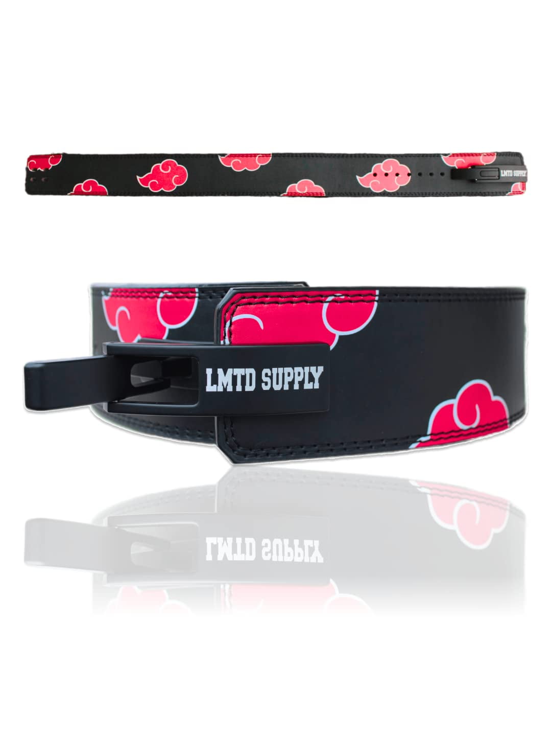 Crown Limited Supply Anime Lever Belt, Red Cloud Design, Weight Lifting ...