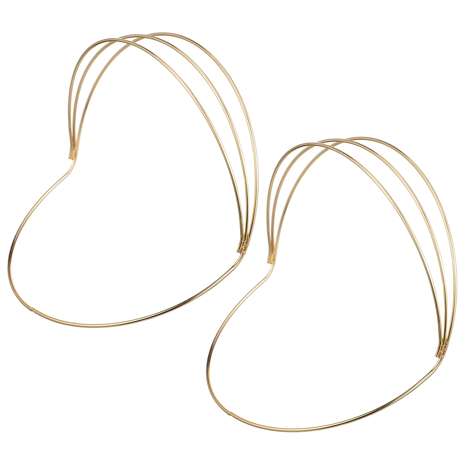 FRCOLOR Headband for Crown Crafting Crown Frames Golden Iron 2Pcs for ...