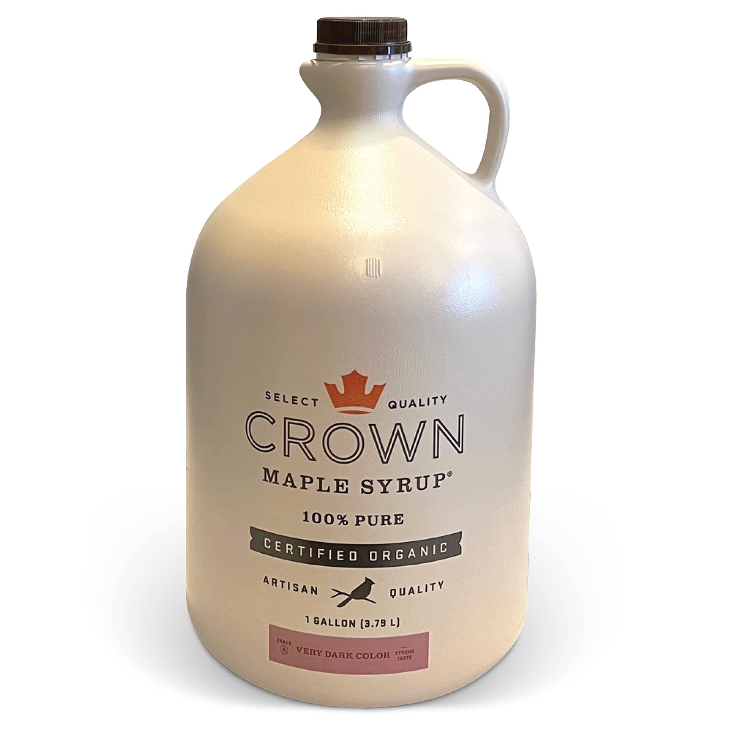 Crown Maple Very Dark Color Strong ITL1 Taste Organic Maple Syrup, 100% ...