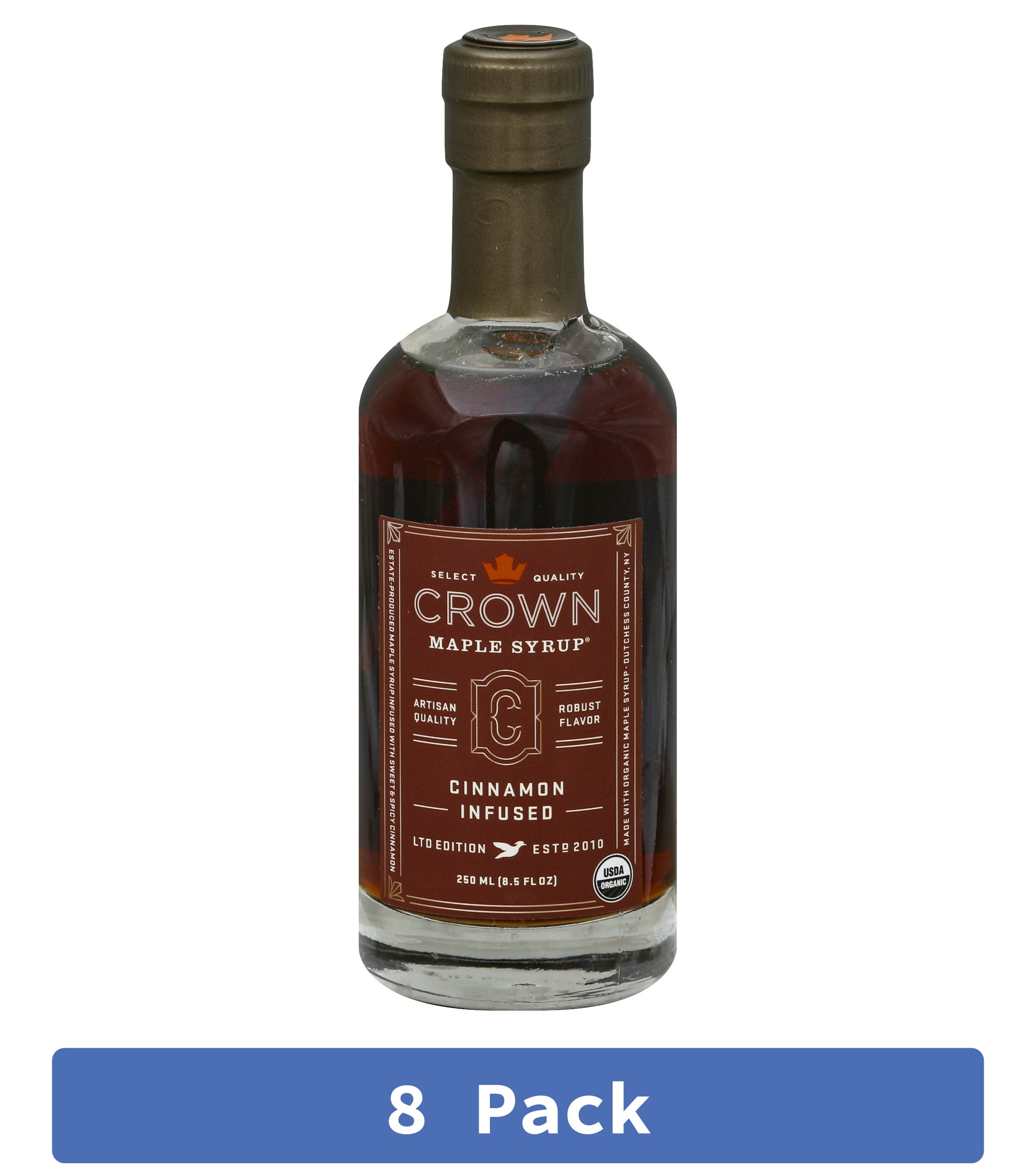 Crown Maple Syrup Maple Cinnamon Infused 8.5 oz (Pack Of 8) - Walmart.com