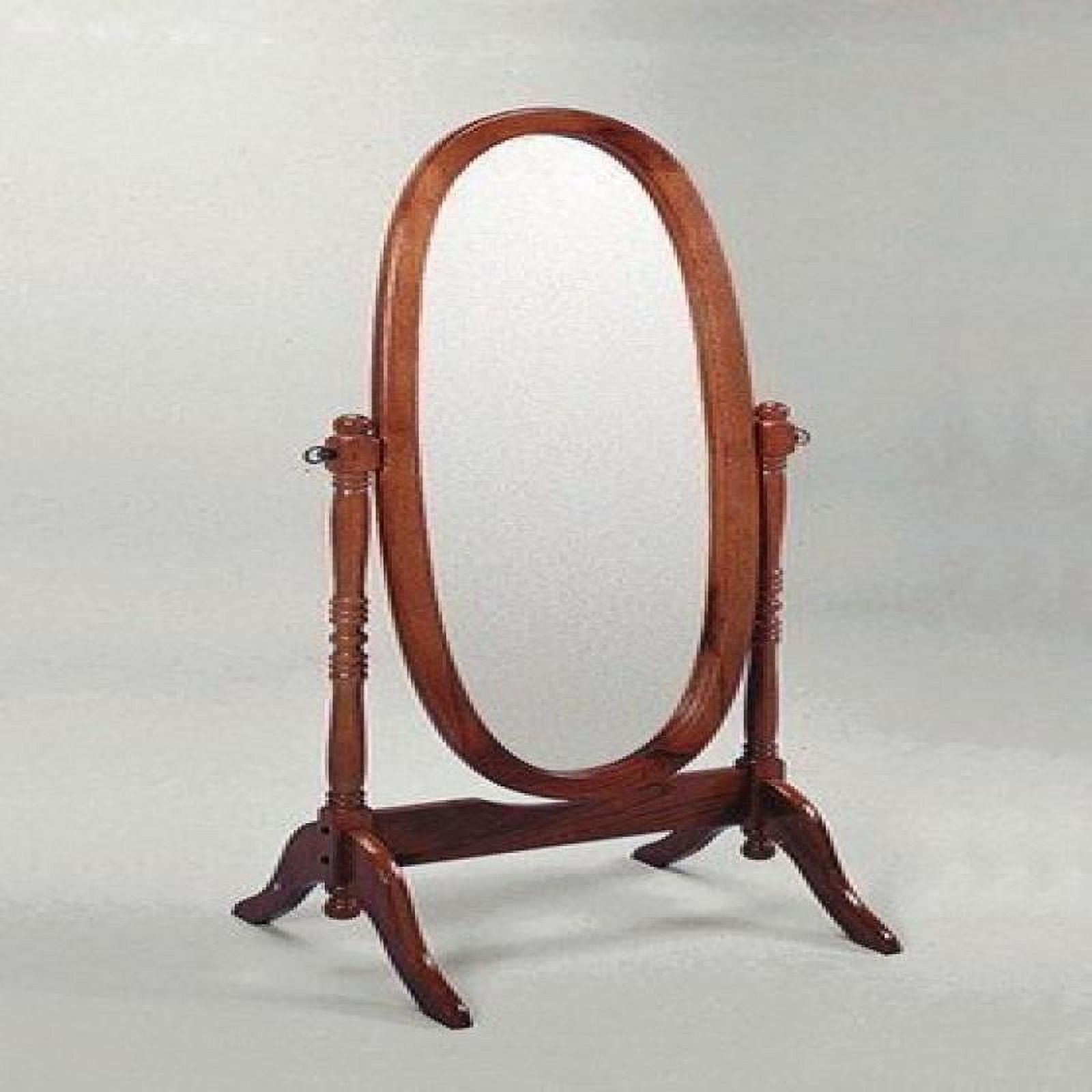 Crown Mark Cheval Mirror, Oak - Walmart.com