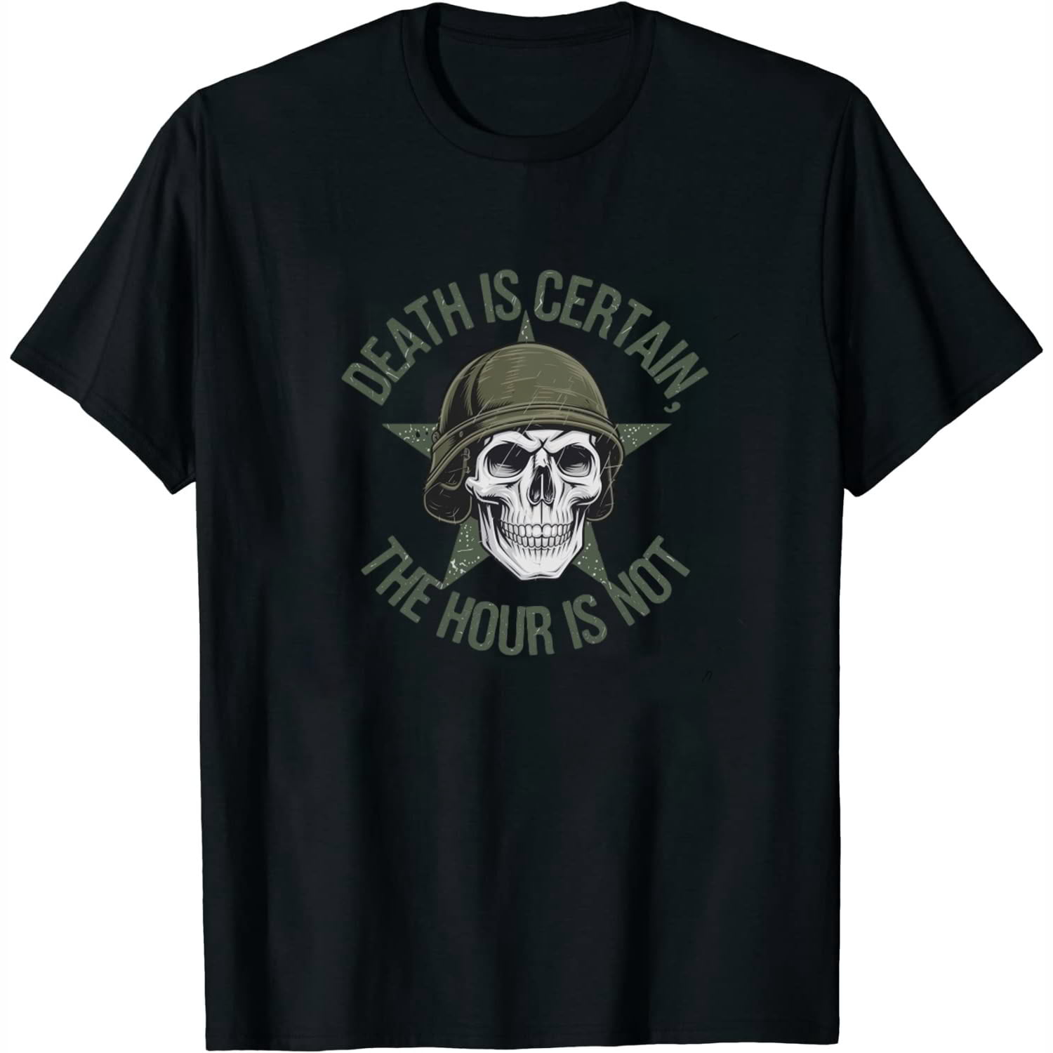 Crown Me Font Death is certain the hour is not T-Shirt - Walmart.com