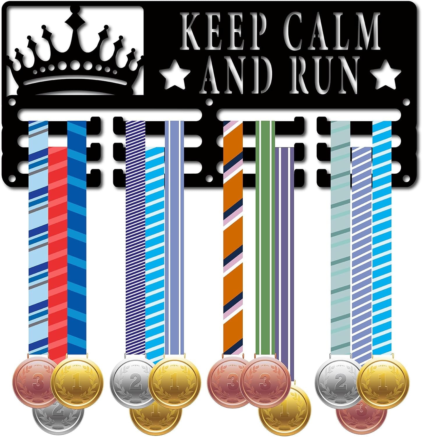 Crown Medal Holder Running Medal Hanger Display Rack Sports Metal ...