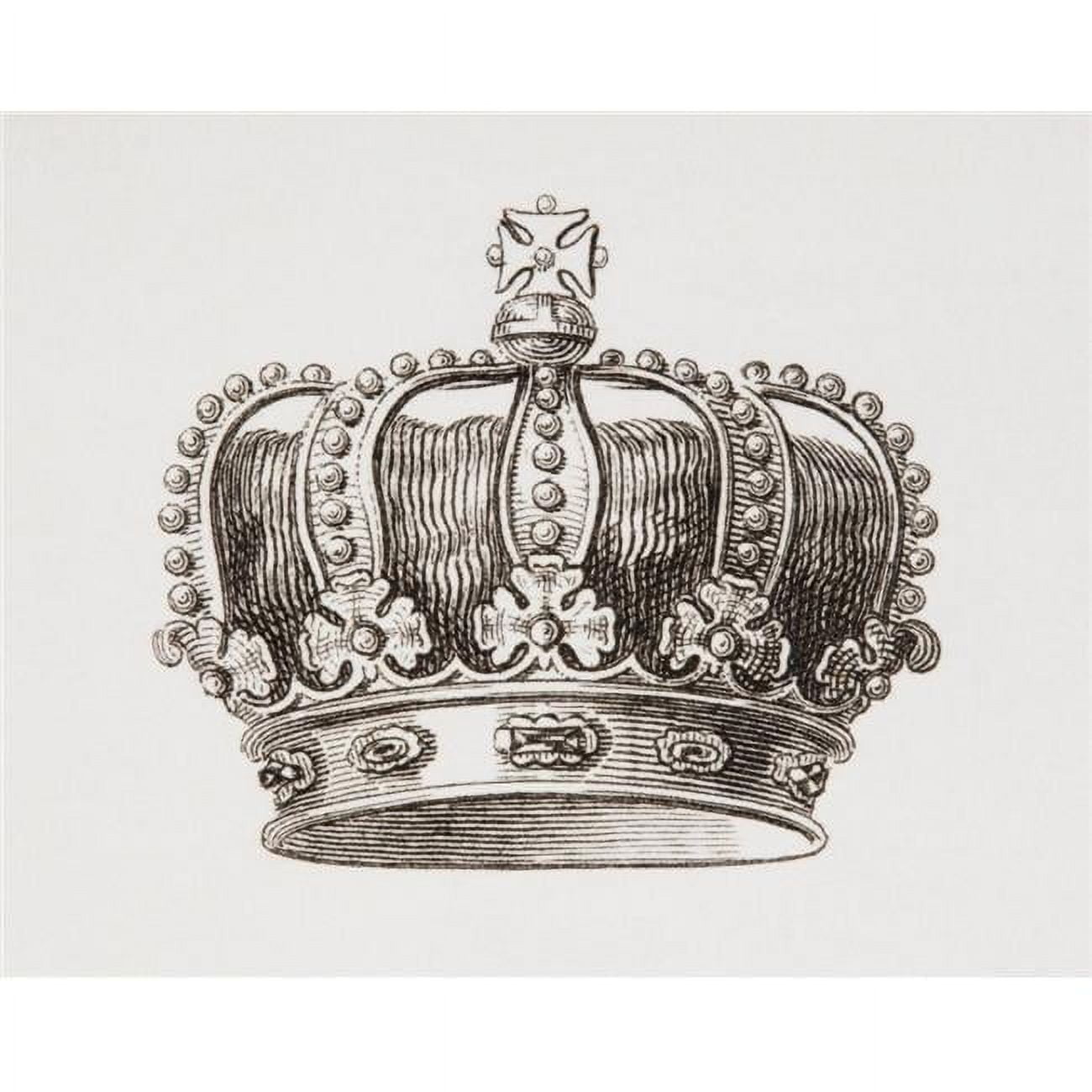 Crown Of The Kingdom Of Denmark From The Cyclopaedia Or Universal ...