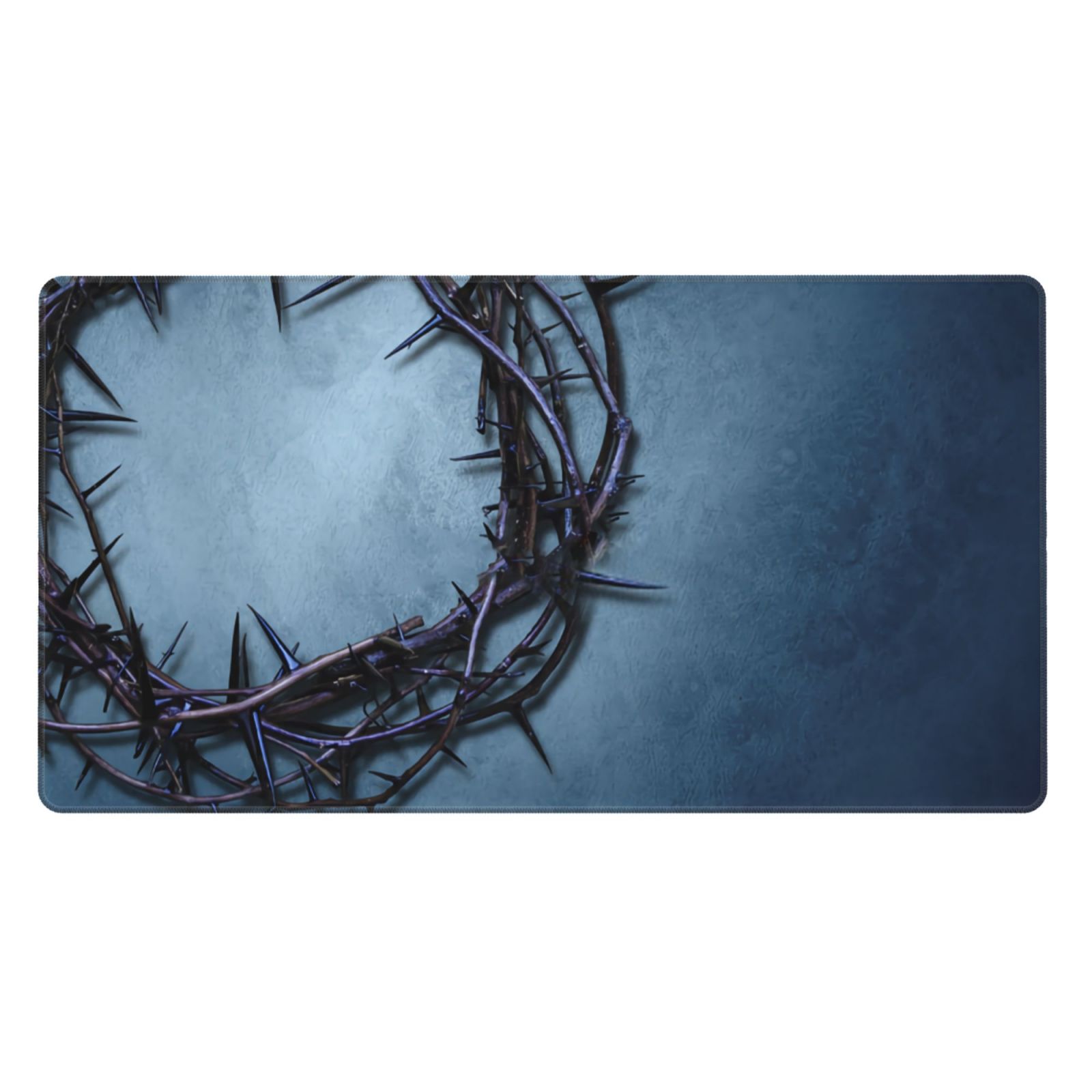 Crown Of Thorns Mouse Pad 15.8x29.5 In - Extended Contour Mouse Mat For ...