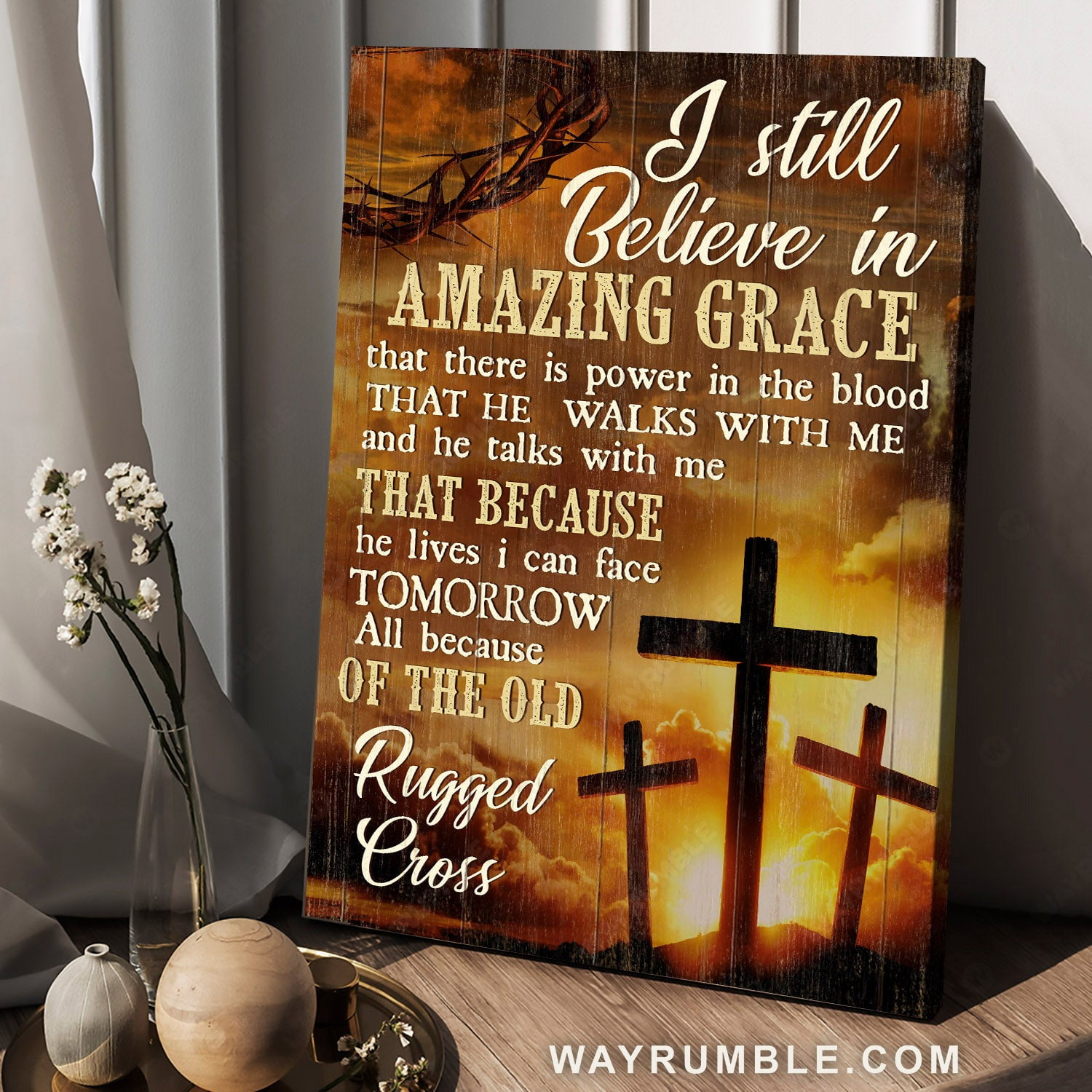 Crown Of Thorns, Three Crosses, Gorgeous Sunset, I Still Believe In ...