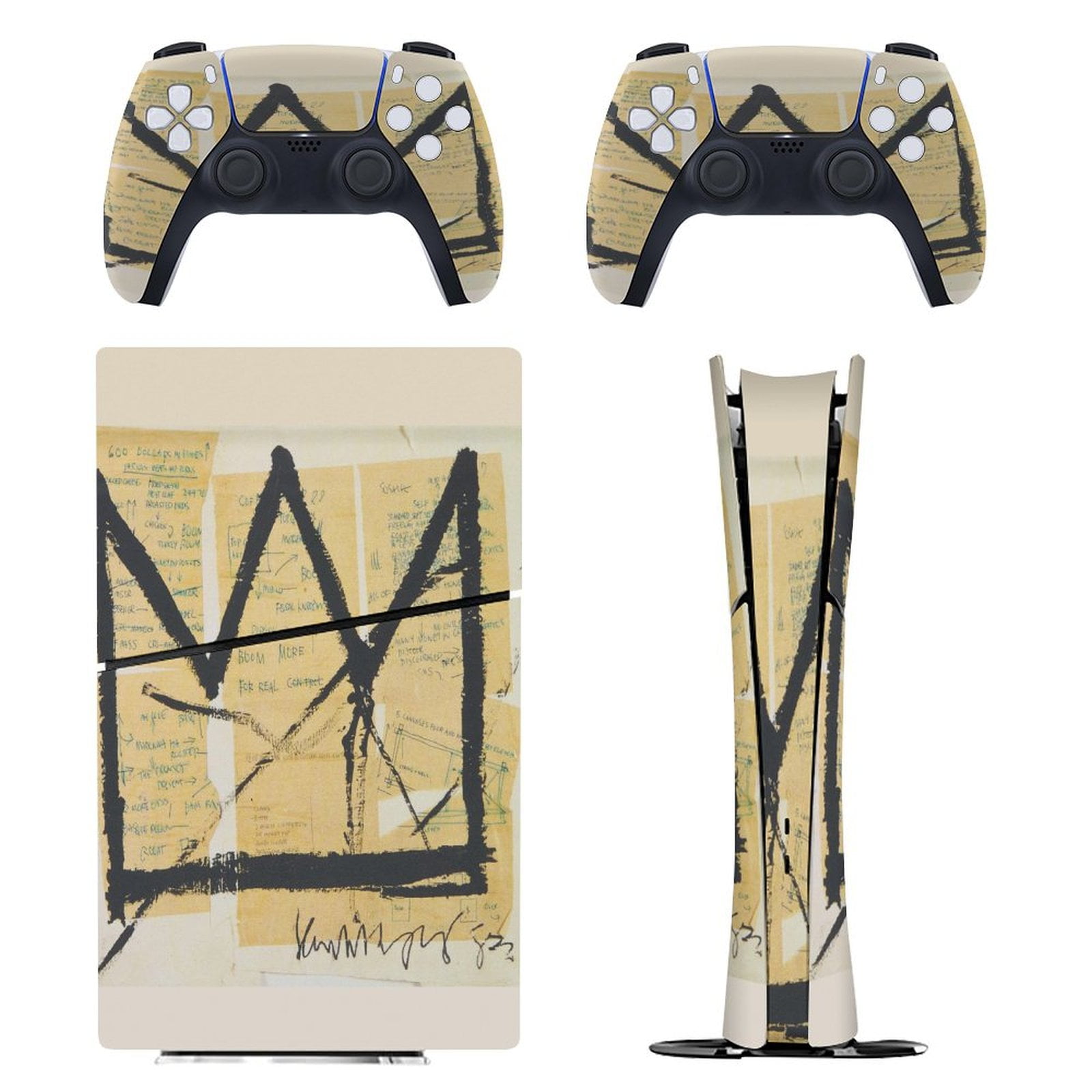 Crown PS5/PS5 Pro/PS5 Slim Digital Disc Skin Sticker For Console And ...