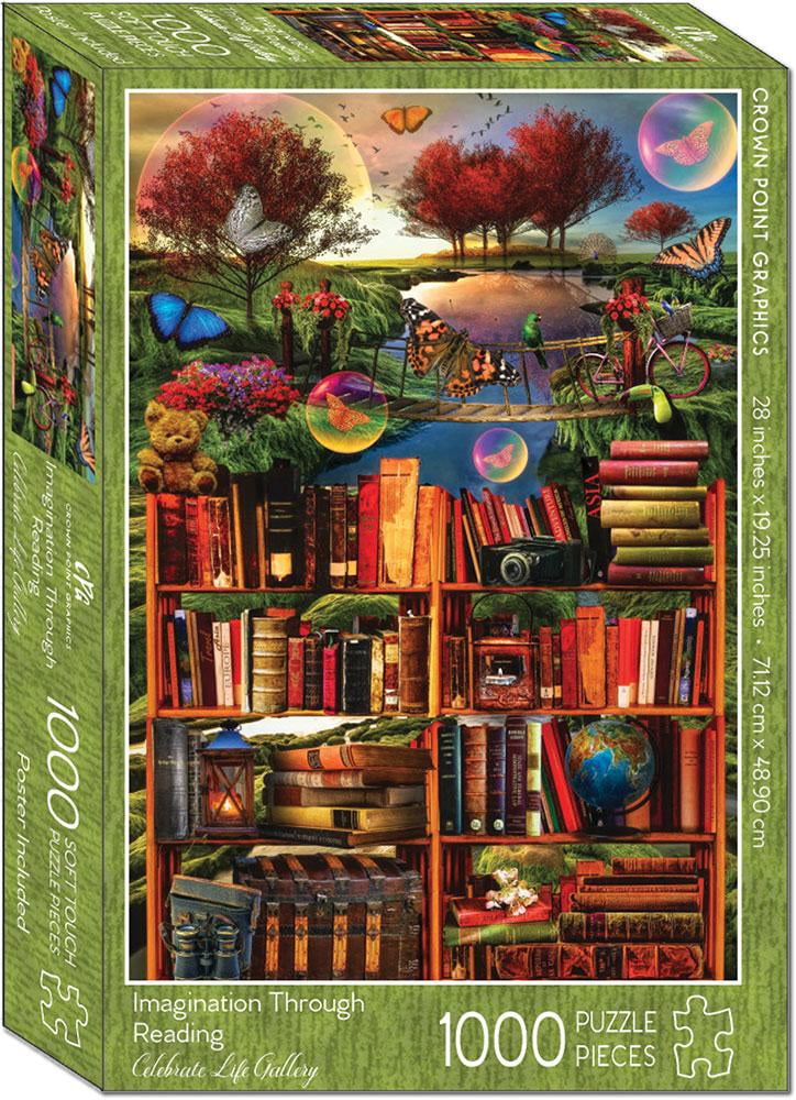 Crown Point Graphics Imagination Through Reading Jigsaw Puzzle with ...