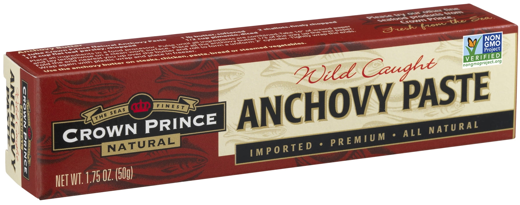 Crown Prince Natural Anchovy Paste, Non-GMO, Gluten Free, Wild Caught ...