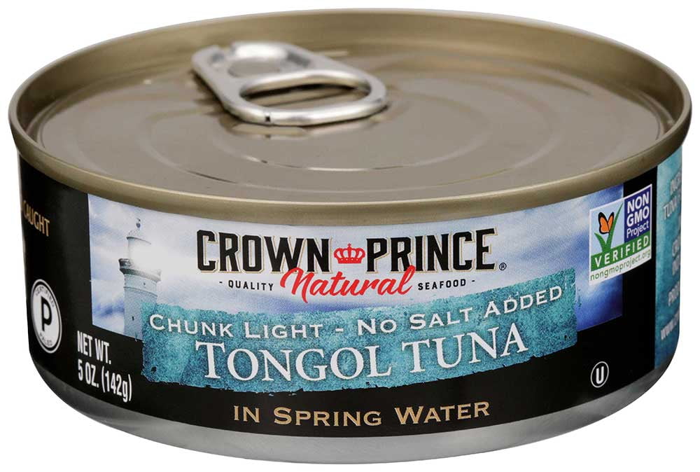 Crown Prince Natural Chunk Light Tongol Tuna in Spring Water - No ...