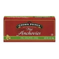 Crown Prince Natural Flat Anchovies, In Pure Olive Oil, 2 oz (56 g ...